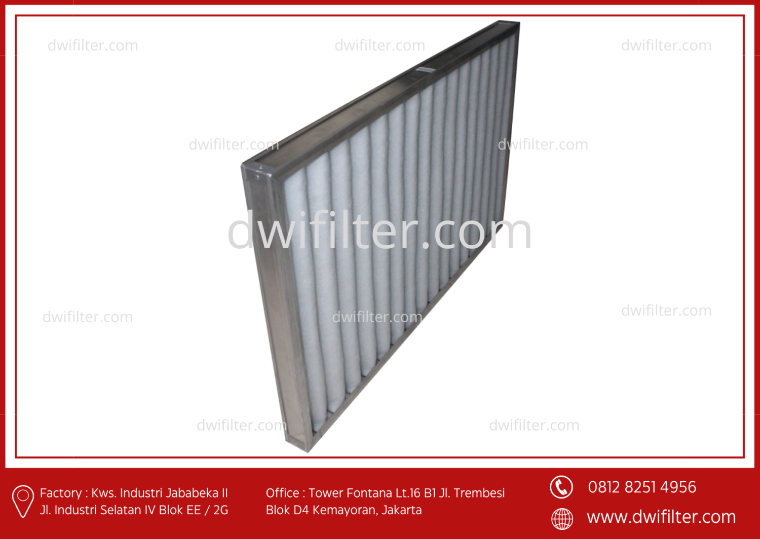 Aluminium Frame Washable Filter AHU - Produsen Filter Air, Pabrik ...