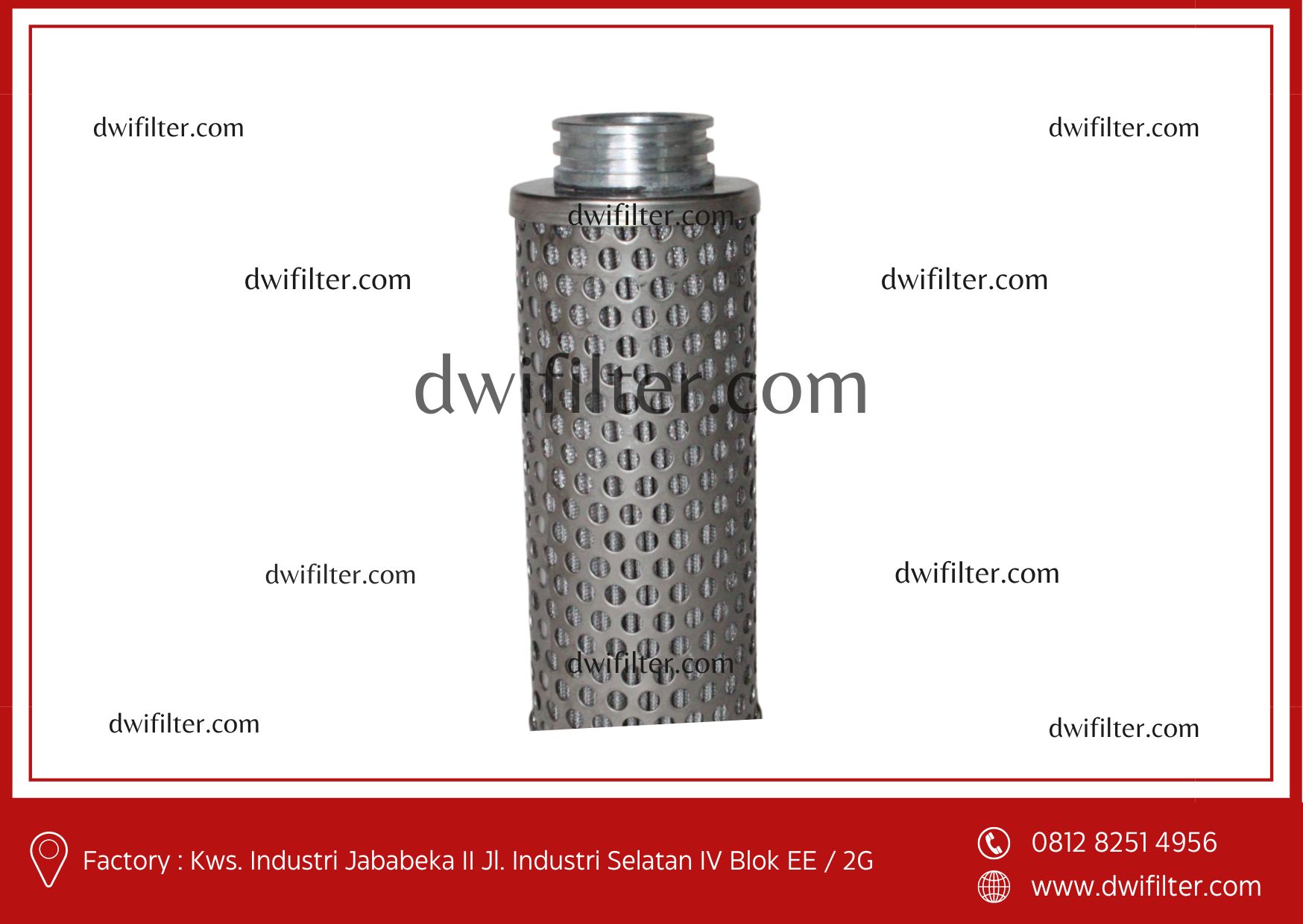Oil Filter Element Suction Pore Size 100um Brand Dwi Filter - Produsen ...
