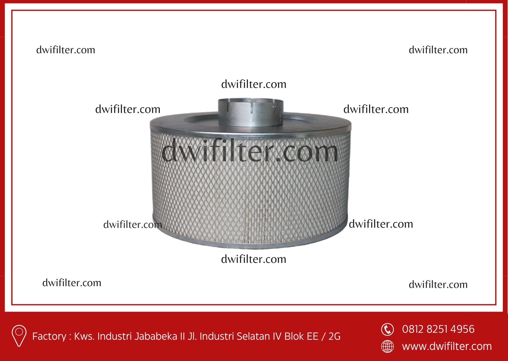 Inlet Dust Filter Suction Vacuum Air Filter Brand Dwi Filter - Produsen Filter Air, Pabrik ...