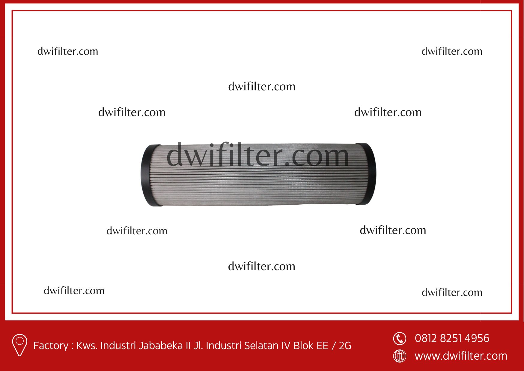 Liquid Filter Element Media Stainless Steel Rating 60 Micron Brand Dwi ...