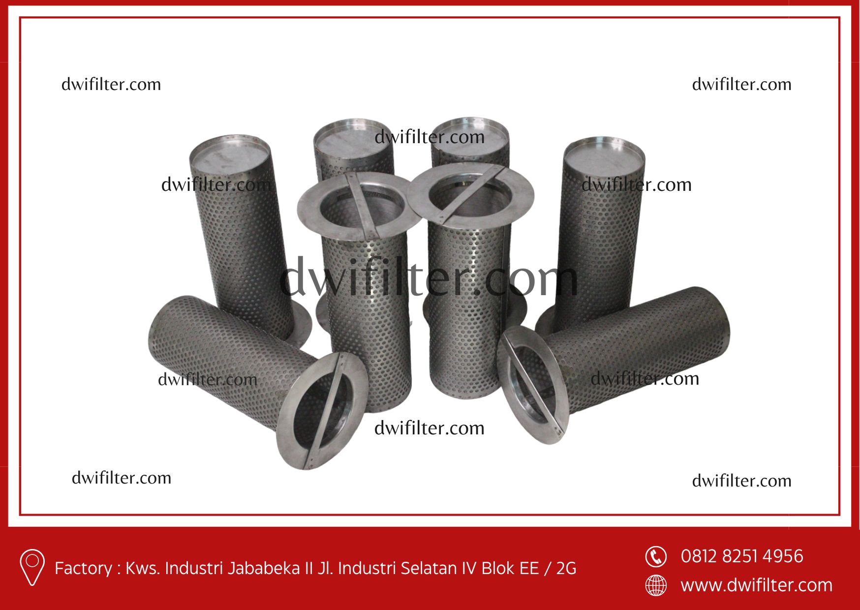 80 Micron Stainless Mesh Suction Filter Strainer Brand Dwi Filter ...