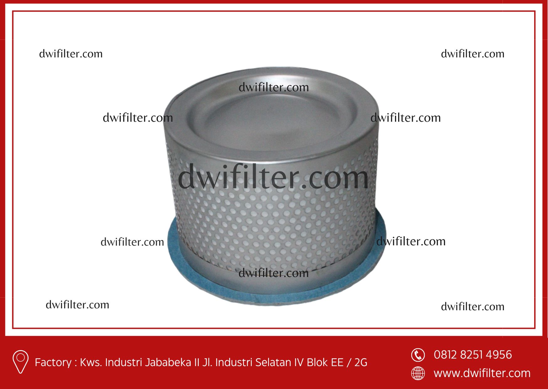Galvanized End Caps Oil Separator Filter Material - Produsen Filter Air ...