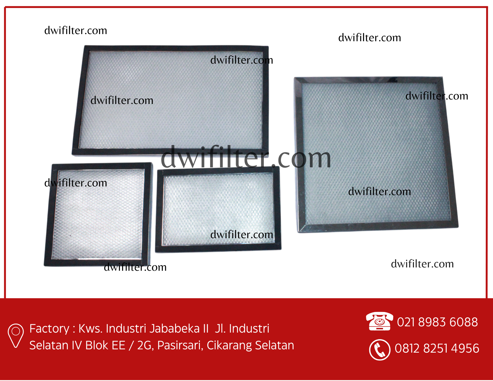 JUAL WASHABLE AHU AIR FILTER FOR CLEAN ROOM BRAND DF JAYA - Produsen ...